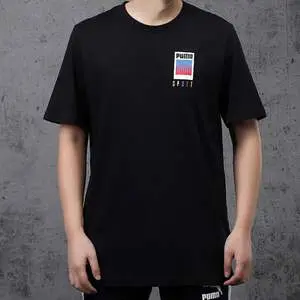 PUMA Sport Printed Short Sleeve Tee