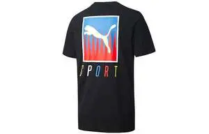 PUMA Sport Printed Short Sleeve Tee