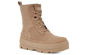 UGG Lug Sole Lace-up Boots - Sand