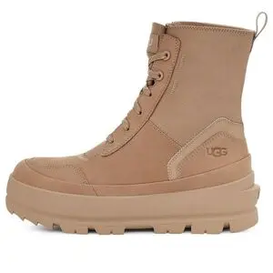 UGG Lug Sole Lace-up Boots - Sand