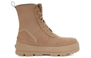 UGG Lug Sole Lace-up Boots - Sand