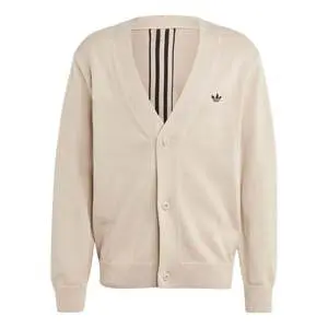 Adidas Rifta Oversized Intarsia Cardigan - Beige
