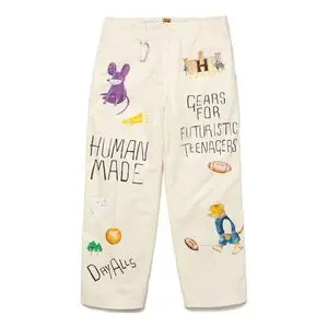 HUMAN MADE Printed Chino Pants - White