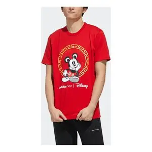 Adidas Neo X Disney Mickey Mouse Graphic Tee - Red