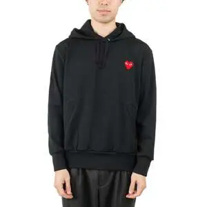 Play Comme Des Garcon Red Heart Hoodie