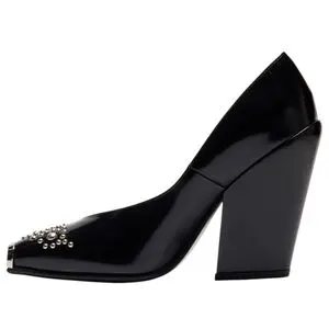 Onitsuka Tiger Studded Heeled Shoes - Black