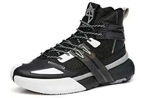 ANTA Quick Battle 4 High-top Sneakers - Black/white/grey