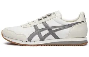 Onitsuka Tiger Dualio Marathon Athletic Sneakers - White/grey