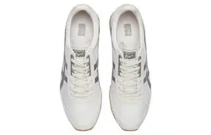 Onitsuka Tiger Dualio Marathon Athletic Sneakers - White/grey