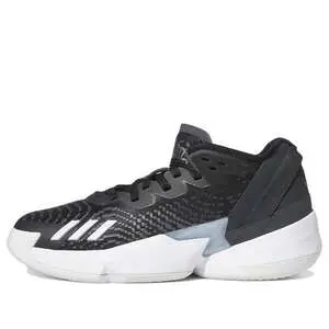 Adidas D.o.n. Issue #4 "black Carbon" Sneakers - Black/white