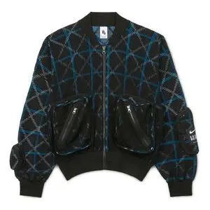 Nike Ma-1 Bomber Jacket With Multiple Pockets - Black