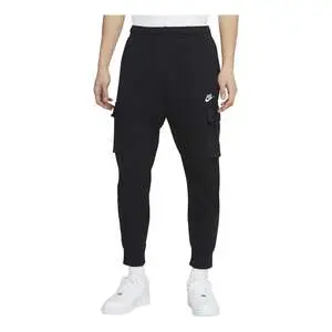 Nike Sportswear Club French Terry Casual Overall Ankle Banded Pants - Black