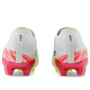 NEW BALANCE Furon Elite Fg V8 Soccer Cleats - White/energy Red/hi-lite