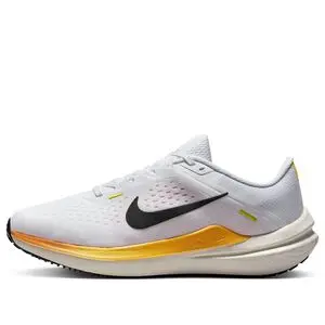 Nike Nike Air Zoom Winflo 10 Athletic Sneakers White/citron Pulse/vivid Orange