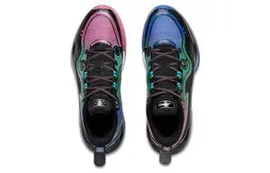 LI-NING Yushuai Evolution Low Top Athletic Sneakers - Blackpinkblue