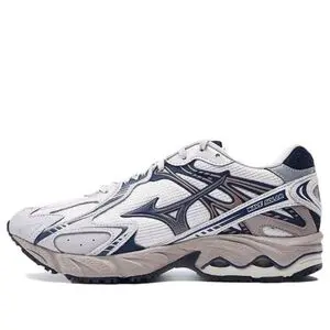 Mizuno Wave Solar V2 Athletic Sneakers - Beige/navy