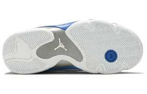 JORDAN 14 Retro Low 'pacific Blue - White