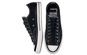 CONVERSE Fragment Design X Moncler X Chuck 70 Low Top Sneakers - Black/white