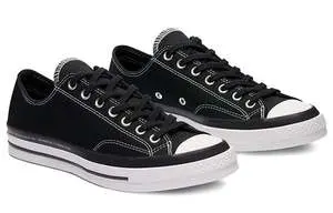 CONVERSE Fragment Design X Moncler X Chuck 70 Low Top Sneakers - Black/white