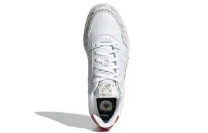 Adidas Neo Courtmaster Low Top Sneakers - White/gray/red