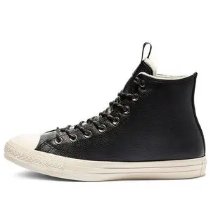 CONVERSE Chuck Taylor All Star Hi Leather High Top Sneakers - Black