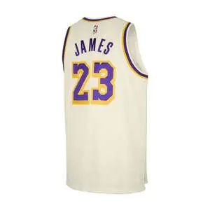 Nike Dri-fit Lebron James Los Angeles Lakers Jersey