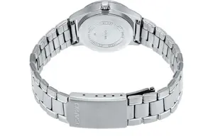 Casio Analog Stainless Steel Watch With Day And Date Display