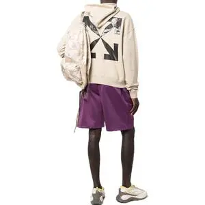 Off-White Geometric Arrow Logo Hoodie