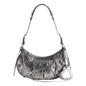Balenciaga Le Cagole Small Shoulder Bag - Silver