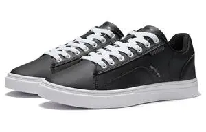LI-NING Classic Skateboarding Low Top Sneakers - Black