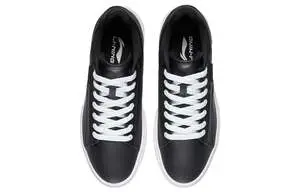 LI-NING Classic Skateboarding Low Top Sneakers - Black