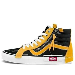 VANS Sk8-hi Reissue Cap High Top Sneakers - Black/yellow