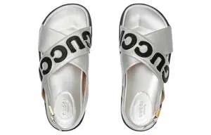 Gucci Sandal With Logo Script