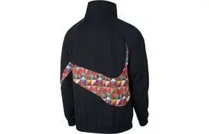 Nike Big Swoosh Logo Contrasting Colors Track Jacket