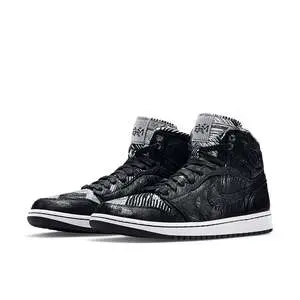 JORDAN 1 Retro High 'bhm' Sneakers - Black/white