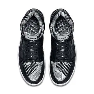 JORDAN 1 Retro High 'bhm' Sneakers - Black/white