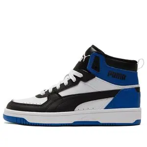 PUMA Rebound Joy High Top Sneakers - White/black/blue
