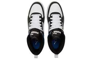 PUMA Rebound Joy High Top Sneakers - White/black/blue
