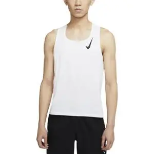 Nike As Aerowift Singlet - White