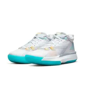 JORDAN Air Zion 1 Pf Athletic Sneakers - White/blue