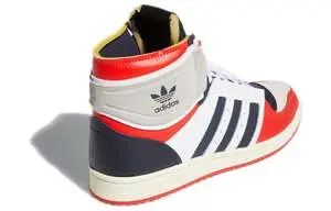 Adidas Top Ten De High Top Sneakers - White/black/red