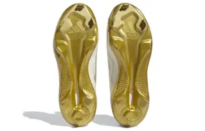 Adidas Purehustle 3 Baseball Cleats - White/gold
