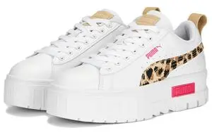 PUMA Mayze Animal Print Low Top Sneakers