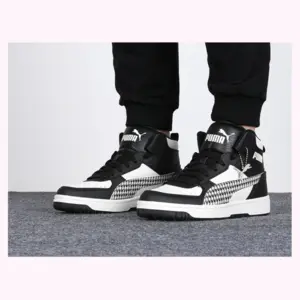 PUMA Rebound Joy Geometrics High Top Sneakers - Black