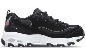 Sketchers D'lites 1.0 Embroidered Sneakers