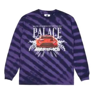 PALACE X Amg Long Sleeve Sweatshirt - Purple