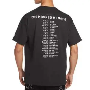Nike Lebron T-shirt Asia Sizing 'masked Menace - Black