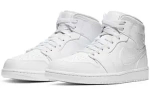 JORDAN 1 Mid Sneakers - White