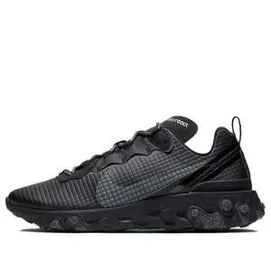 Nike React Element 55 'quilted Grid' Sneakers - Black