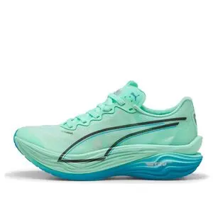 PUMA Deviate Nitro Elite 3 Athletic Sneakers - Mint Melt/speed Blue